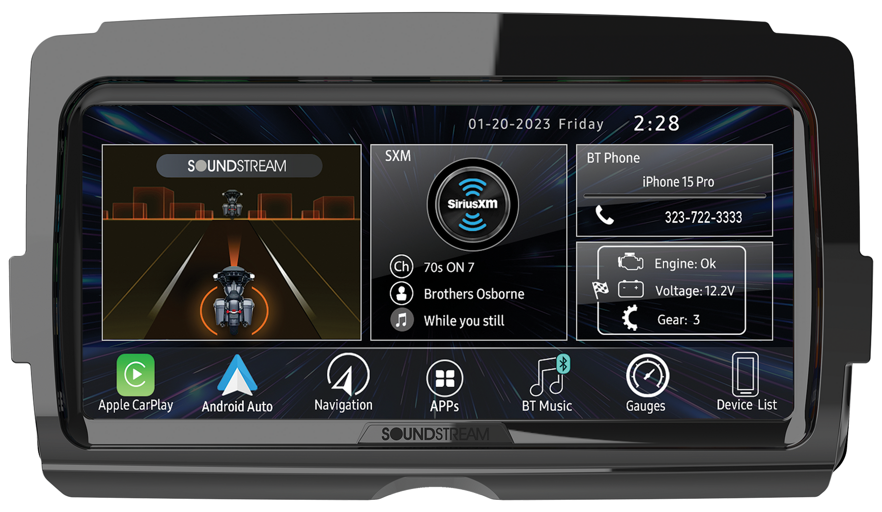 Soundstream Reserve V2 Harley-Davidson Head Unit | 2014 - 2023 Harley ...